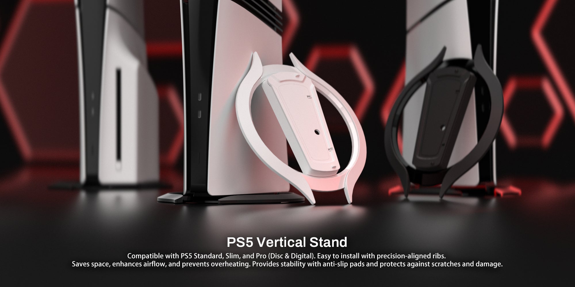 PlayVital Gaming Accessories For PS5, Xbox, PS4, Switch
