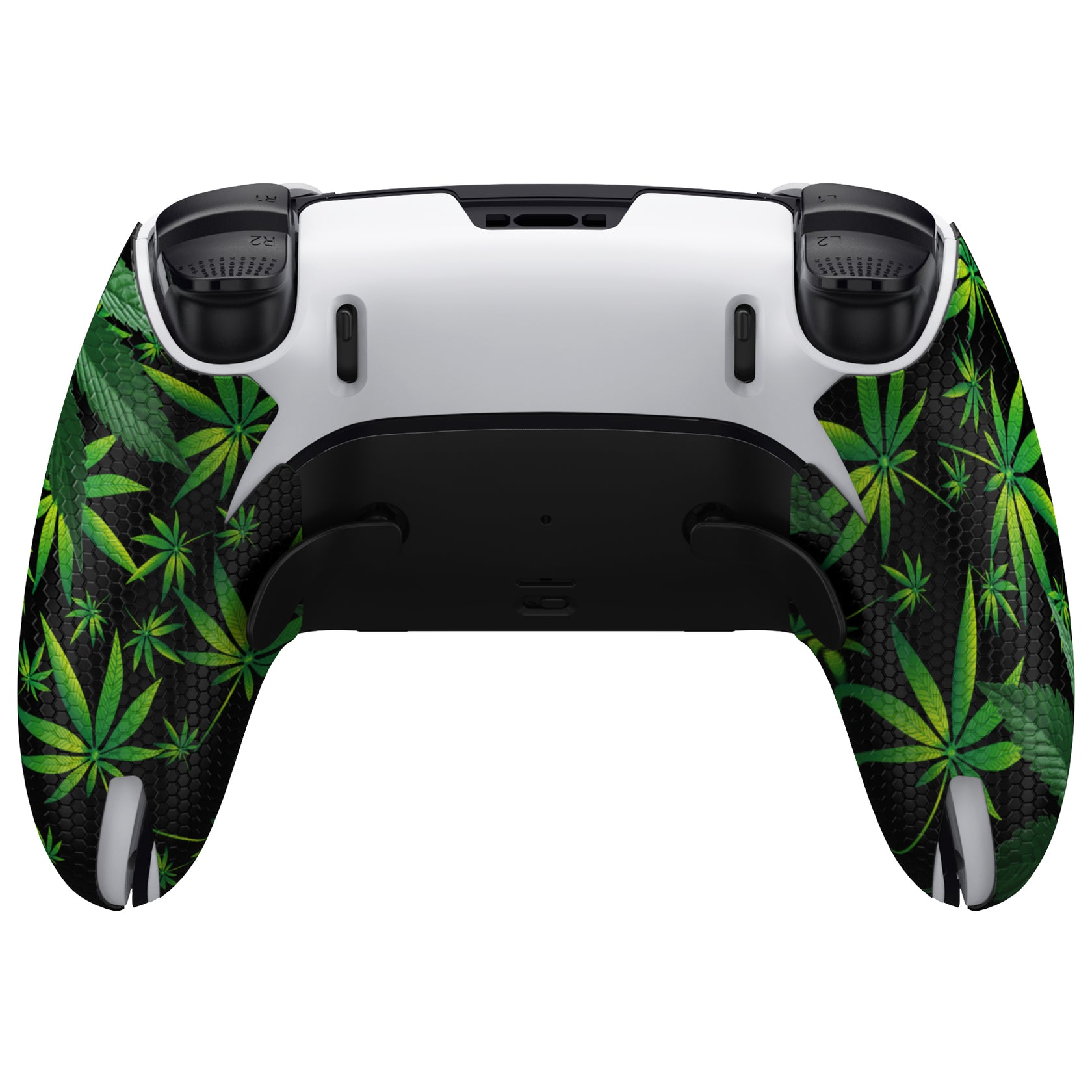 PlayVital PS5 Edge Controller Green Weeds Anti-Skid Sweat-Absorbent ...