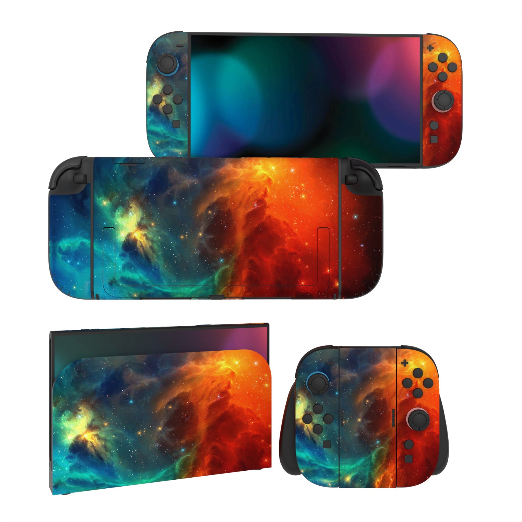 PlayVital Custom Full Set Protective Skin Decal for Nintendo Switch 2