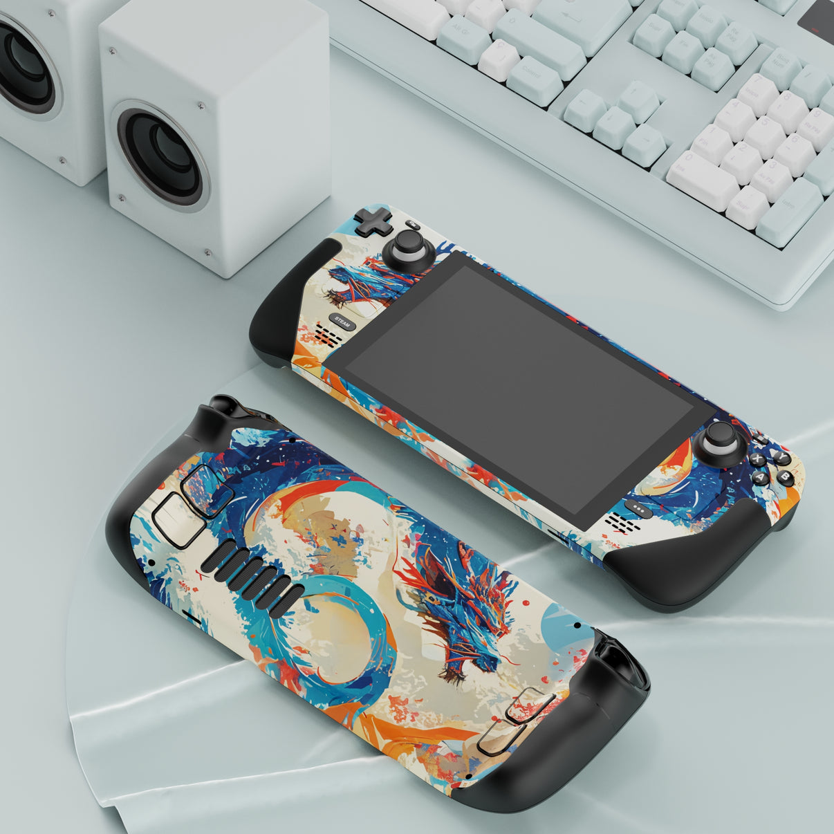 PlayVital Steam Deck Custom Protective Skin Decal, Full Set Stickers ...