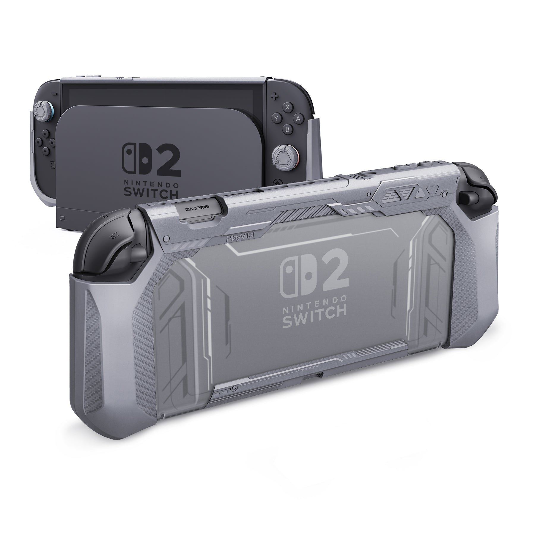 PlayVital METEOR Ergonomic Non-Slip TPU Protective Case with Thumb Gri
