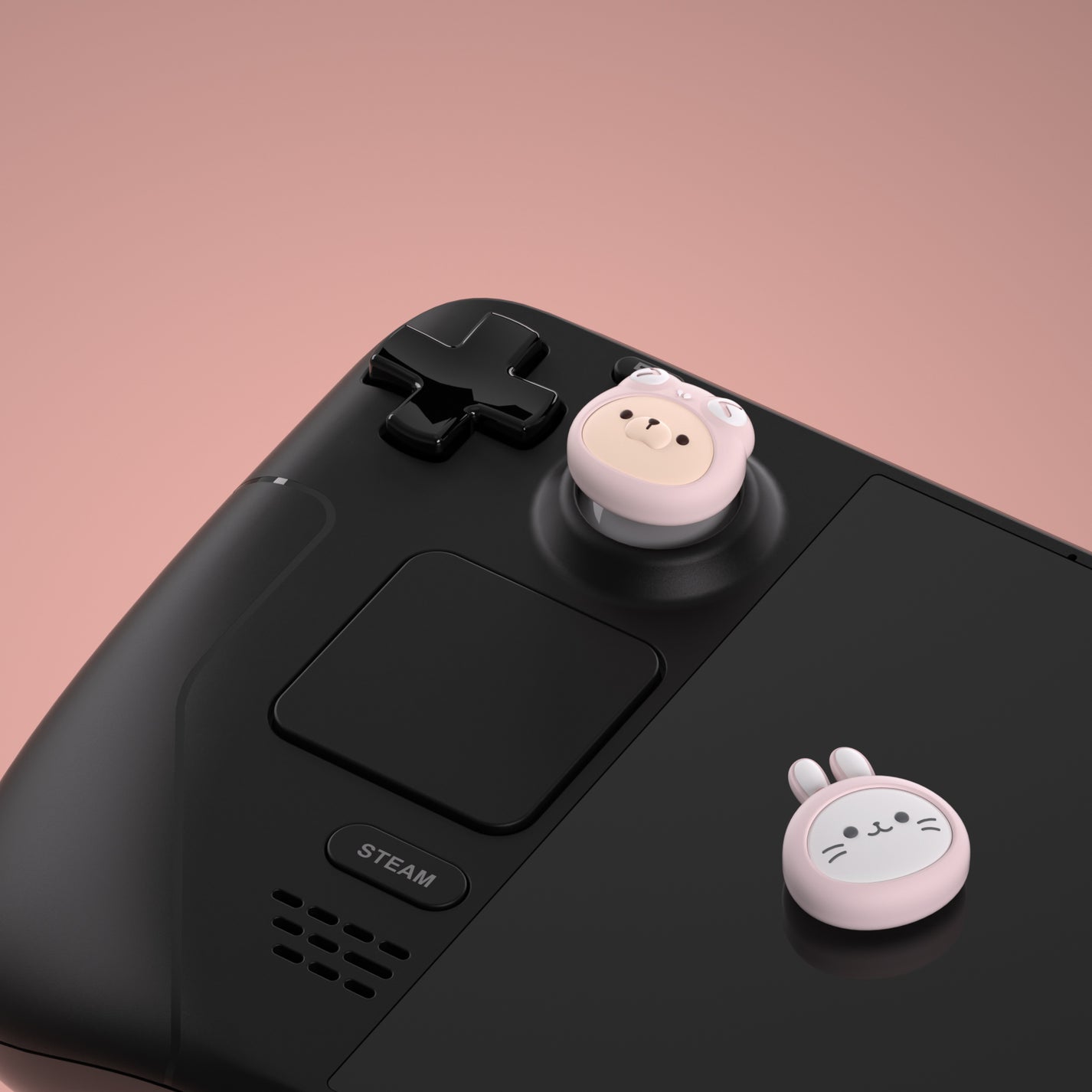 PlayVital Steam Deck Silicone Thumb Grip Caps - Cosplaying Kitten ...