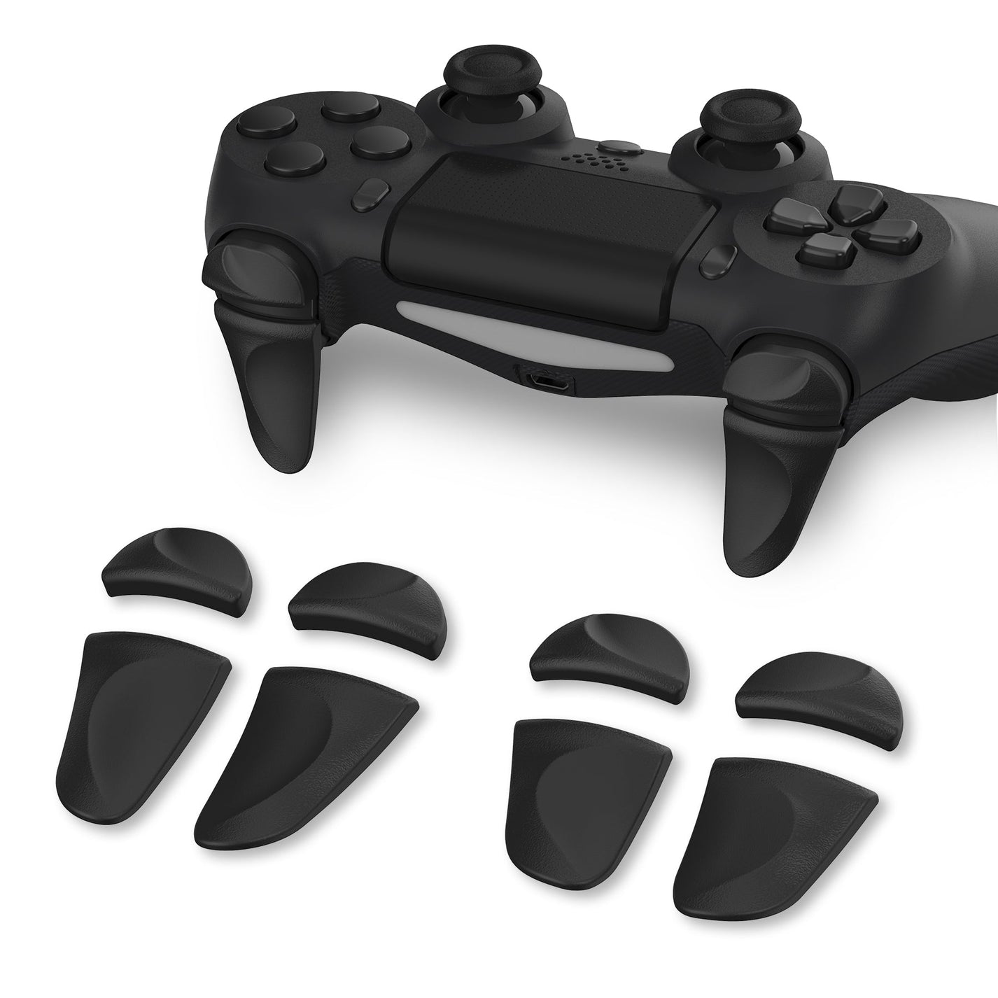 PlayVital PS4 Slim Pro Controller Shoulder Buttons Extension Triggers ...